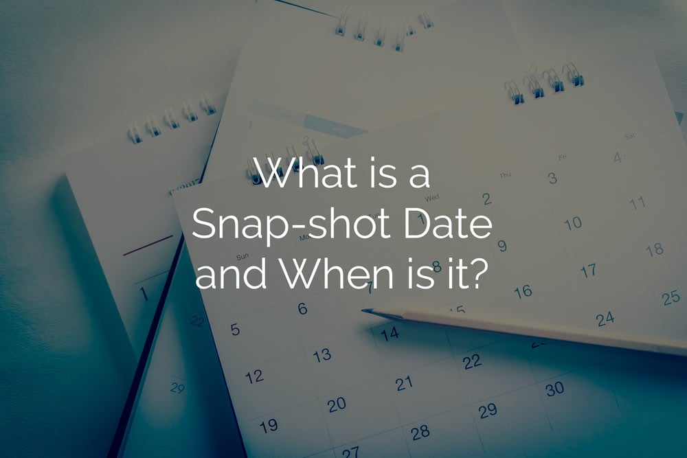 What is a Snap-shot Date and When is it?